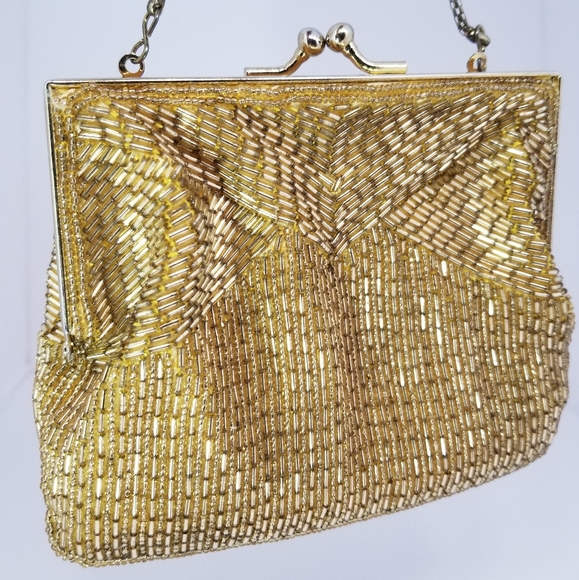 Magid | Bags | Gold Vintage Evening Bag | Poshmark